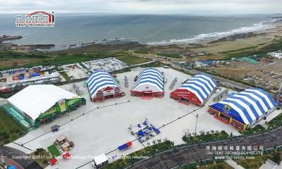 China 500 Capacity Aluminum Frame Polygon High Tent Wedding Party Tent For Outdoor Event for sale