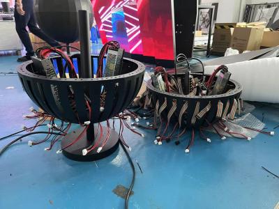 China Sphere Shaped 360 Degree Viewing Angle Spherical LED Display For Outdoor Advertising for sale