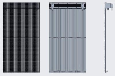 China 15mm Pixel Pitch Transparent Digital Display SMD 2727 LED Configuration for sale
