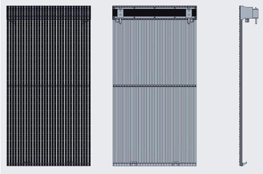 Quality 15mm Pixel Pitch Transparent Digital Display SMD 2727 LED Configuration for sale