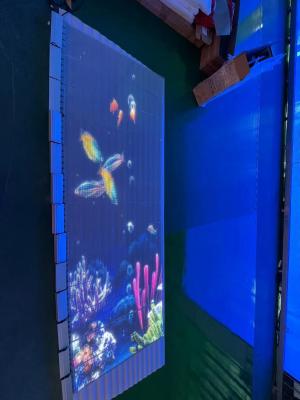 China Flexible Transparent LED Display Crystal LED Display For Interactive Advertising for sale