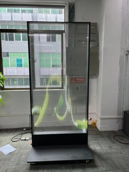 Quality Flexible Transparent LED Display Crystal LED Display For Interactive Advertising for sale
