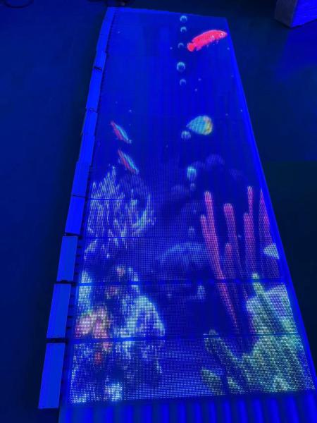 Quality Flexible Transparent LED Display Crystal LED Display For Interactive Advertising for sale