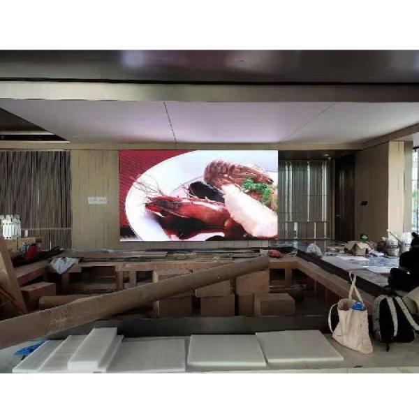 Quality P2 Indoor Fixed LED Display Screen 2mm Pixel 500cd Brightness for sale