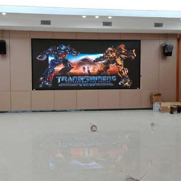 Quality P2 Indoor Fixed LED Display Screen 2mm Pixel 500cd Brightness for sale
