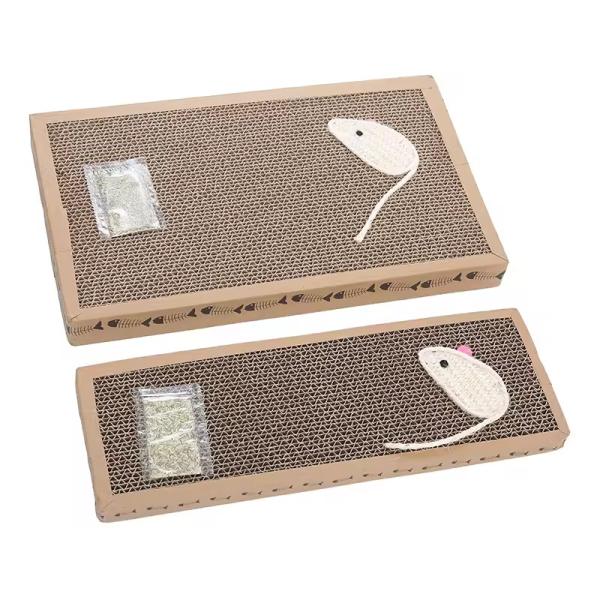 Quality Source factory 2pk Cat Scratcher Pads | Kitten Scratching Board Mat Cardboard for sale