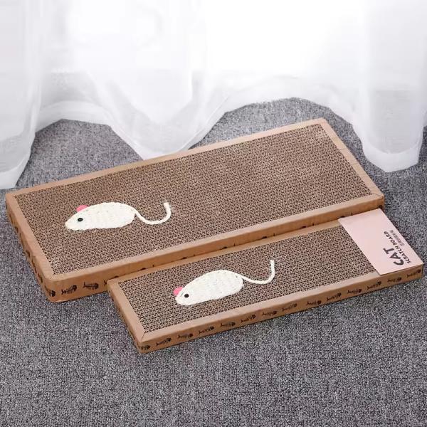 Quality Source factory 2pk Cat Scratcher Pads | Kitten Scratching Board Mat Cardboard for sale