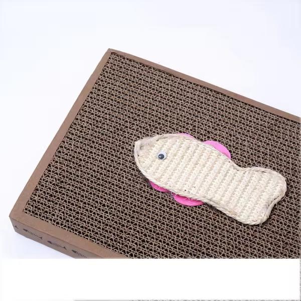 Quality Source factory 2pk Cat Scratcher Pads | Kitten Scratching Board Mat Cardboard for sale