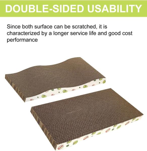Quality Premium Corrugated Cat Scratching Board with Catnip Indoor Cat Furniture Durable for sale