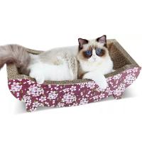 Quality Scratcher Cat Scratching Post Lounge Relaxing Bed Cat Scratcher Cardboard Play for sale