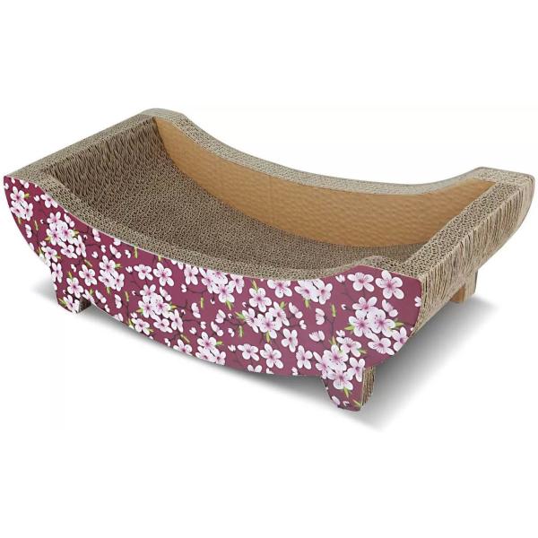 Quality Scratcher Cat Scratching Post Lounge Relaxing Bed Cat Scratcher Cardboard Play for sale