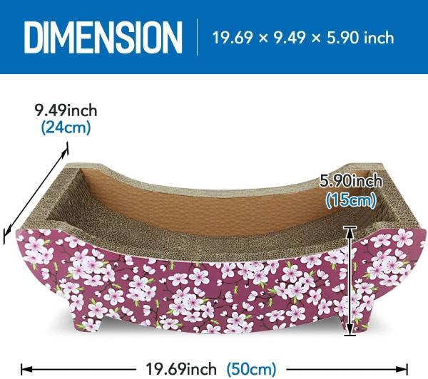 Quality Scratcher Cat Scratching Post Lounge Relaxing Bed Cat Scratcher Cardboard Play for sale