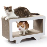Quality TV Shape Scratcher Lounge Cats Play Toy Great for Cat Playing Stretching and for sale