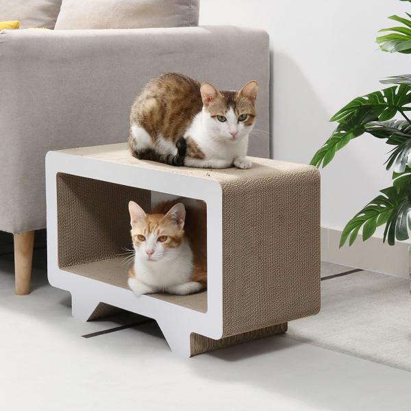Quality TV Shape Scratcher Lounge Cats Play Toy Great for Cat Playing Stretching and for sale