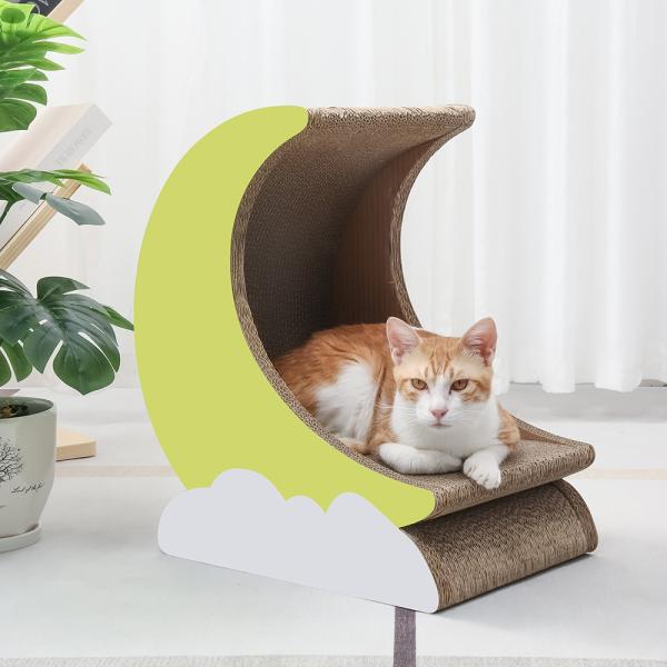Quality Moon Cat Scratch Board High Quality Corrugated Paper Environmental protection for sale