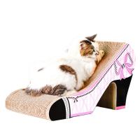 Quality Pet Product Cats Toy Shoe Shape Vertical Scratching Post Corrugated Paper for sale