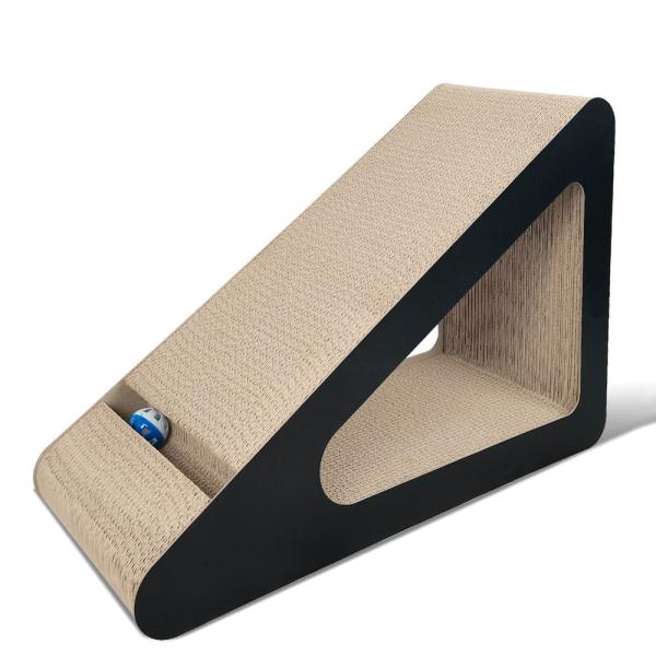 Quality Factory Direct Sales Wear-resistant, Easy-to-clean High Quality Corrugated Right Angle Triangle cat Scratch Board for sale