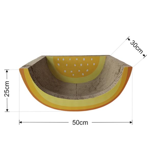 Quality Orange Lobe Tumbler Cat Bowl Cats Lounge Scratchers Popular Scratch Toys Corrugated Cardboard Paper Boards Pet Furniture for sale