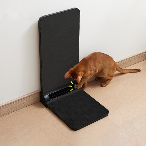 Quality Wear-resistant Cat Scratch Board Corrugated Paper L-Shaped Single-Sided Track for sale