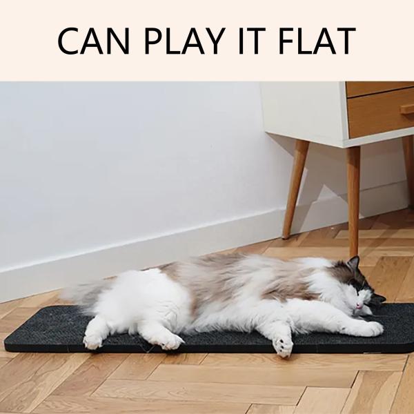 Quality Corrugated Paper Grip and Wear Resistance Black L-Shaped Cat Scratching Board for sale
