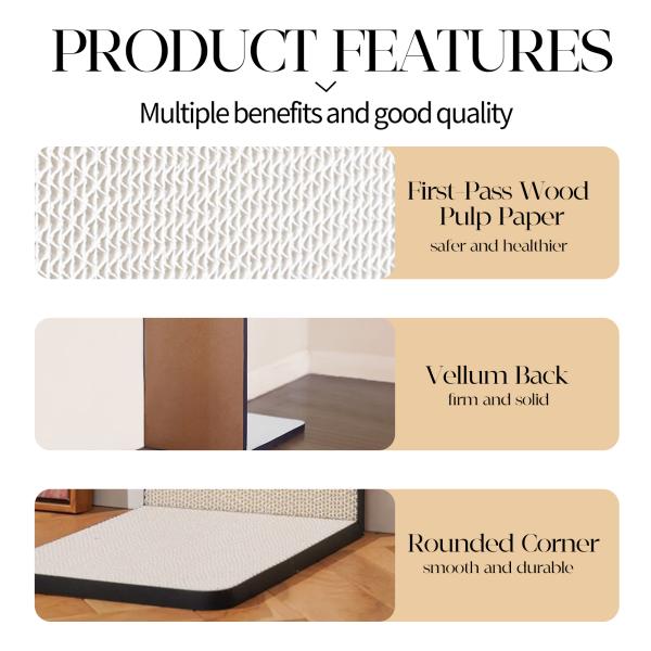 Quality White L-Shaped Cat Scratching Board the Use of High Quality Corrugated Paper for sale