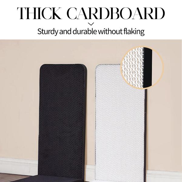 Quality White L-Shaped Cat Scratching Board the Use of High Quality Corrugated Paper for sale