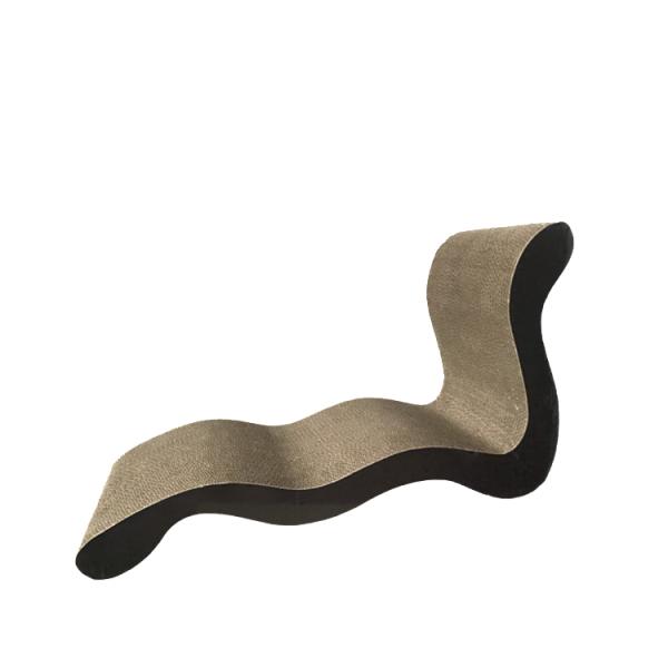 Quality L-Shaped Wave Cat Scratching Board L Shape More Functions Cardboard Corrugated for sale