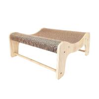 Quality M-Recliner Cat Scratching Board Wooden Kittens Furniture Protector Corrugated for sale