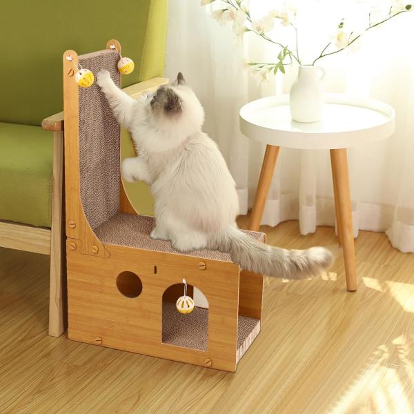 Quality Chair Cat Nest More Than One Cat Scratcher, Cat Scratching Board, L Shaped for sale
