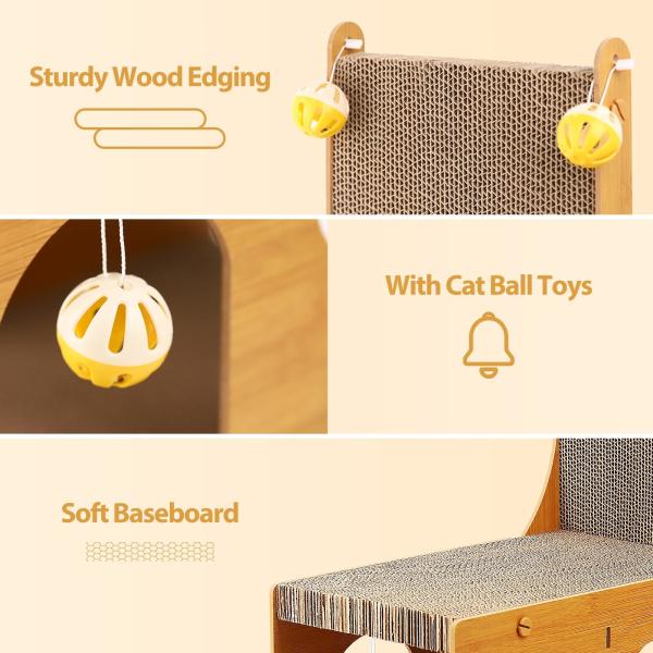 Quality Chair Cat Nest More Than One Cat Scratcher, Cat Scratching Board, L Shaped for sale
