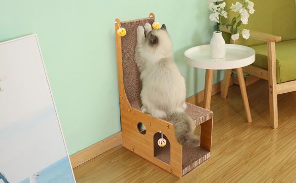 Quality Chair Cat Nest More Than One Cat Scratcher, Cat Scratching Board, L Shaped for sale