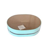 Quality Oval Shape Ecycle Corrugate Scratcher Factory Direct Quality Cat Scratching for sale