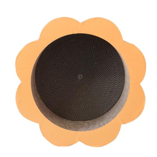 Quality Flower Shaped Round Bowl Cat Scratching Board Cat Scratching Board Pet Scratch for sale