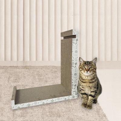 China Rectangle Combinable Corrugated Cardboard Cat Scratcher Board Assembly Box Cat Scratching Board OEM Wholesale Combinable for sale
