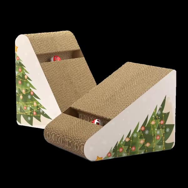 Quality Cardboard Cat Scratcher Pad Durable for Indoor Cats Kitten Reversible Cat Scratching Board to Protect the Furniture for sale
