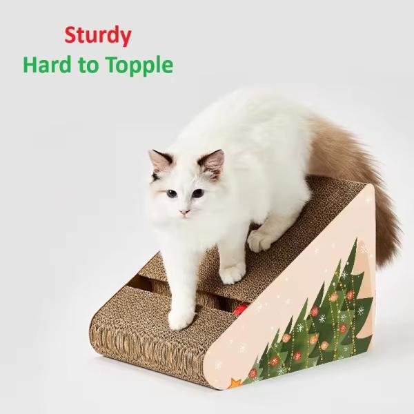 Quality Cardboard Cat Scratcher Pad Durable for Indoor Cats Kitten Reversible Cat for sale