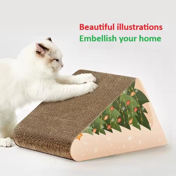 Quality Cardboard Cat Scratcher Pad Durable for Indoor Cats Kitten Reversible Cat for sale