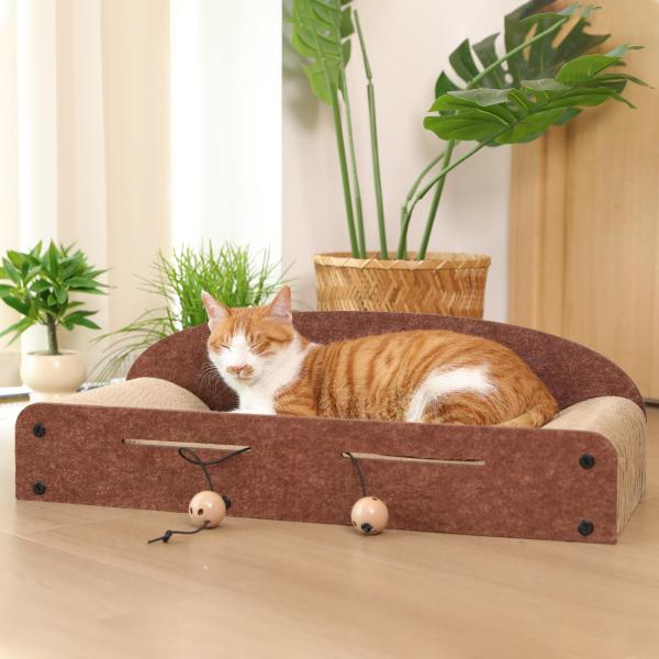 Quality Cat Scratcher Cardboard Lounge Bed, Durable Cat Scratcher Extra Large Lounger for sale