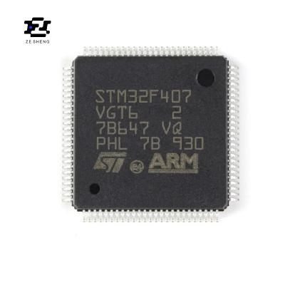 Cina Microcontroller originale dell'ISTANTANEO 100LQFP di IC STM32F407VGT6 STM32 MCU 32BIT 1MB del chip in vendita