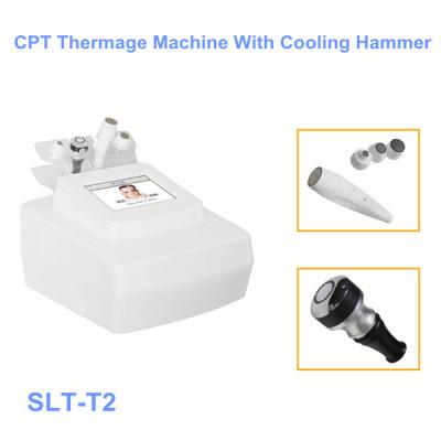 China 2 In 1 Cooling CPT Fractional RF Beauty Machine For Skin Tightening / Facial Lift for sale