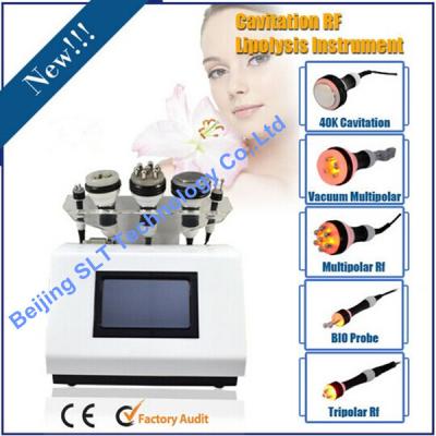 China Ultrasonic Cavitation Body Slimming Machine , Tripolar RF Skin Care Beauty Device for sale