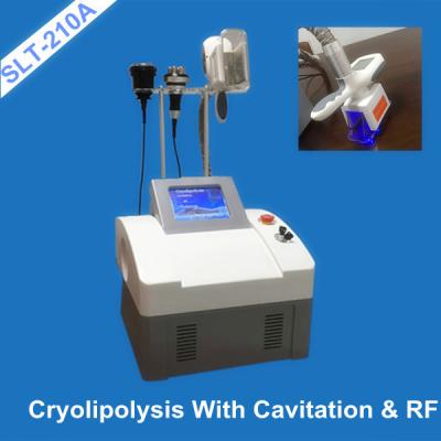 China Portable 3 In 1 Cryolipolysis Slimming Machine With Cavitation Radio Frequency RF for sale