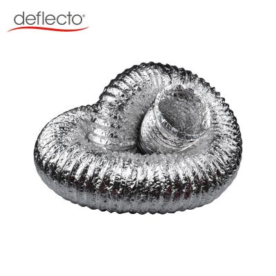 China High Temperature Round Flexible Duct 4 Inch Aluminum Foil with PET for sale