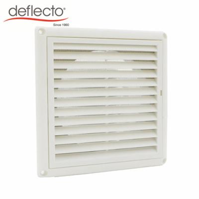 China China Supplier High Quality PP White Plastic Square Air Vents for HVAC System for sale
