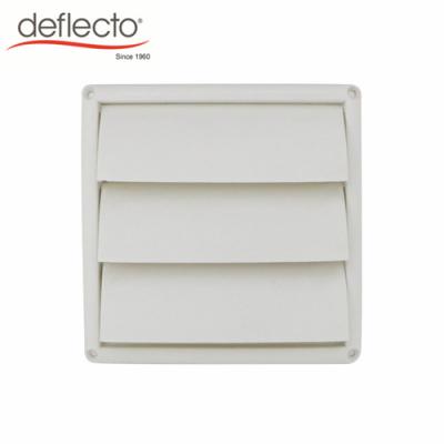 China 6 inch 150mm Fixed Louvered Vent With Built in Molded Screen for Air Conditioning Kitchen Venting for sale