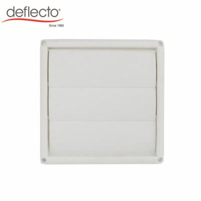 China Plastic Outdoor Dryer Vent Cover Wall Air Vent Filter Square Tumble Air Outlet for sale