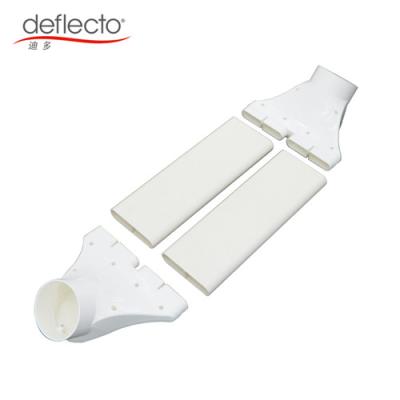 China HVAC Ducting Plastic Lintel Apparatus Flat Pipe Duct Connector for Ventilation System for sale