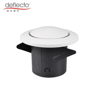 China Disc Tuyere Plastic Round Air Vent Grill Cover for Ceiling Wall Mounted for sale