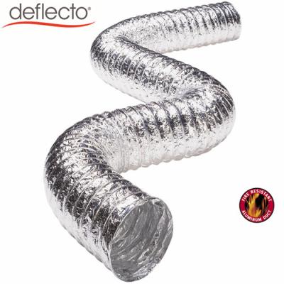 China 100mm Aluminum Dryer Vent Duct Hose Fire Resistant for sale
