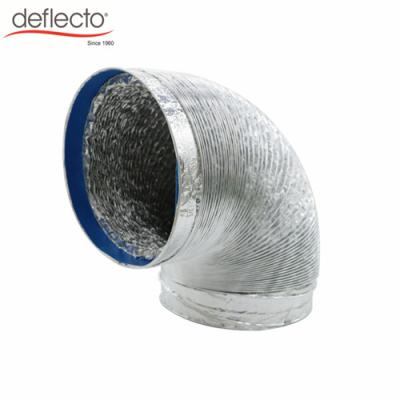 China 150mm Aluminum Range Hood Duct Hose Ventilation Duct with Binding Tape for sale